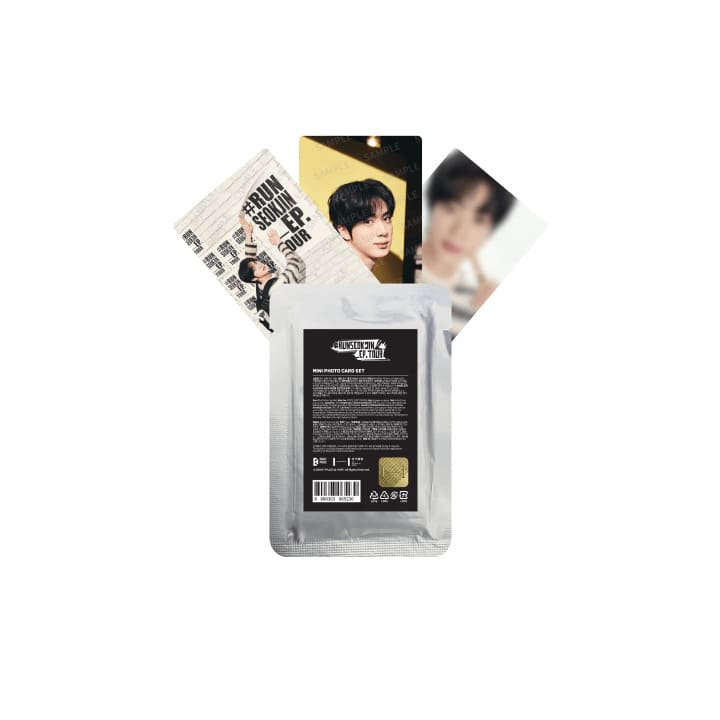 BTS JIN - RUNSEOKJIN OFFICIAL MERCH MINI PHOTO CARD SET – Saekdongbyeol