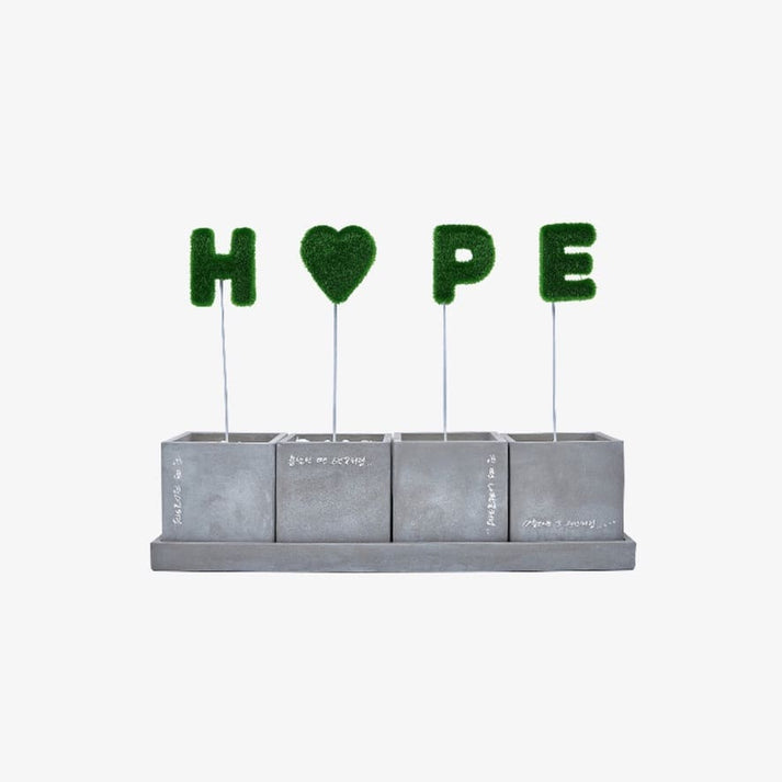 BTS - ARTIST MADE COLLECTION BY BTS OFFICIAL MERCH J-HOPE HOPE POT SET ...