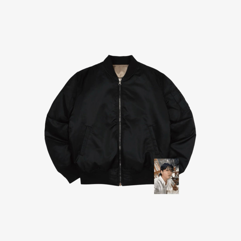 BTS JUNGKOOK - GOLDEN OFFICIAL MERCH OVERSIZED BOMBER JACKET ...