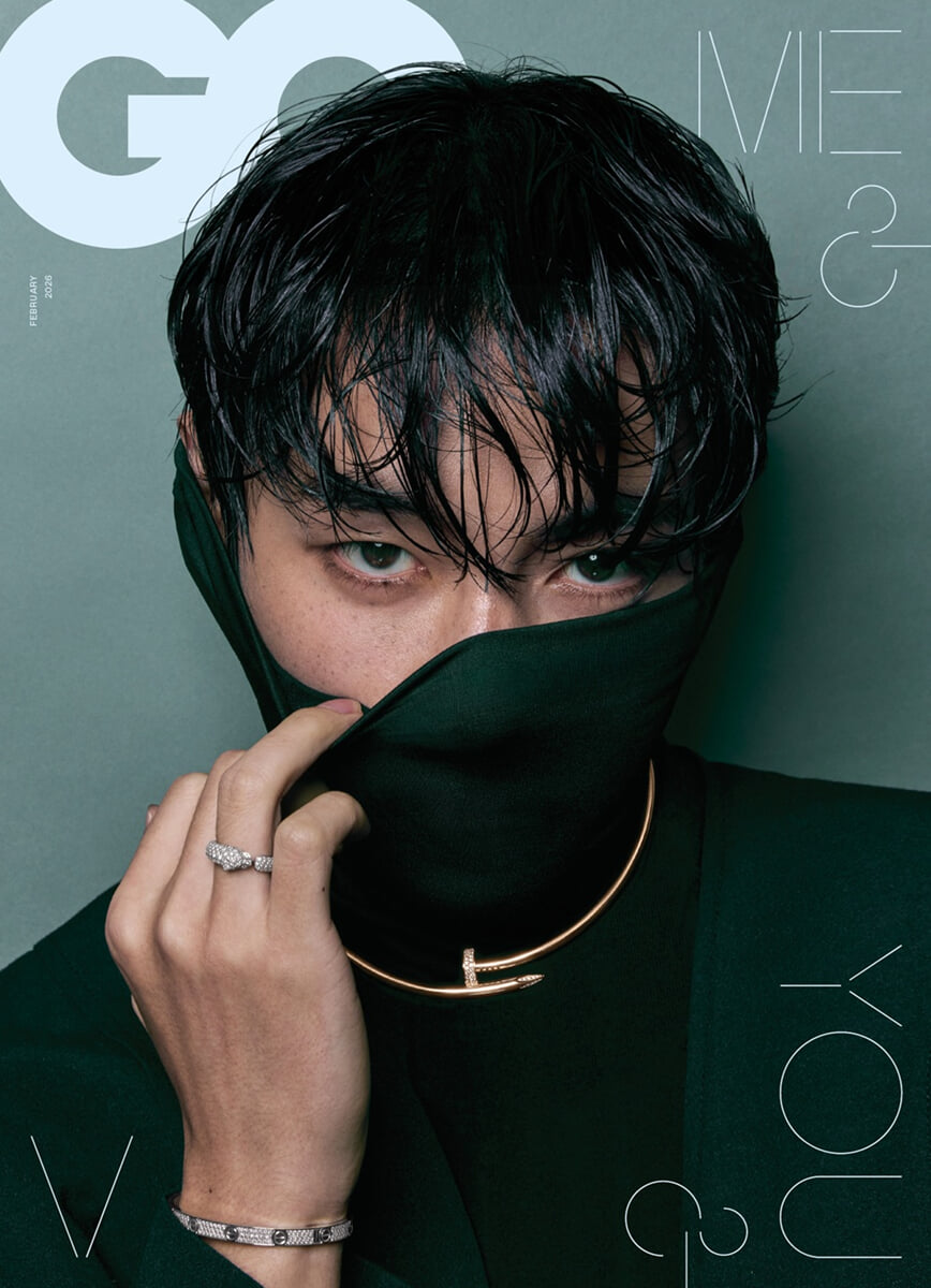 BTS V - GQ KOREA MAGAZINE 2026 FEBRUARY ISSUE E TYPE (BTS V COVER ...