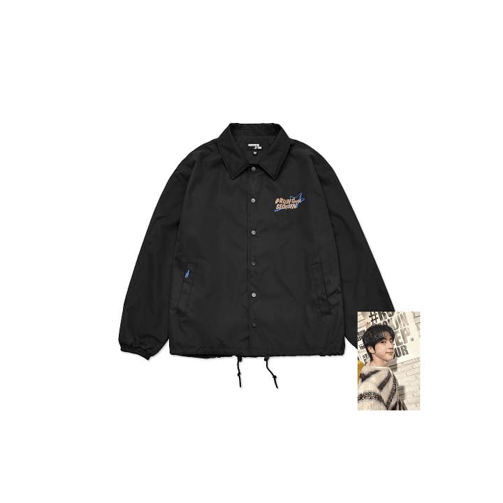 BTS JIN - RUNSEOKJIN OFFICIAL MERCH COACH JACKET – Saekdongbyeol
